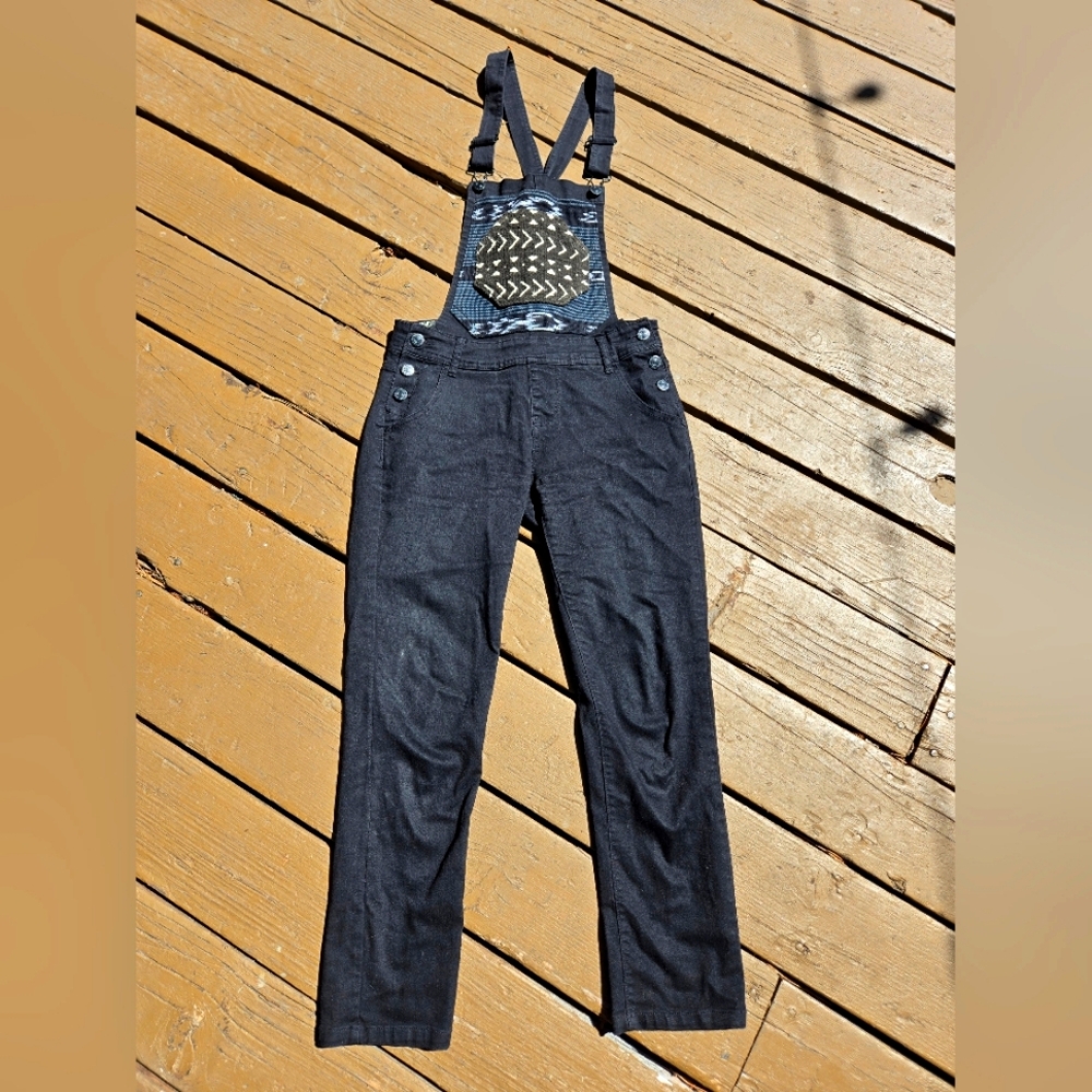 Black Wallflower Overalls With Custom Detailing By Ri… - Gem